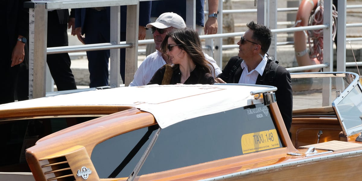 Princess Rajwa Makes a Surprise Appearance in Venice for Jeff Bezos and ...