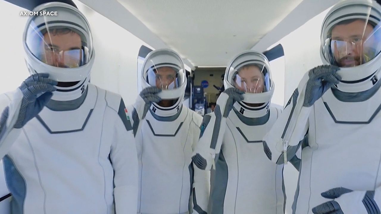 SpaceX successfully launches Ax-4 Axiom Mission from Kennedy Space Center