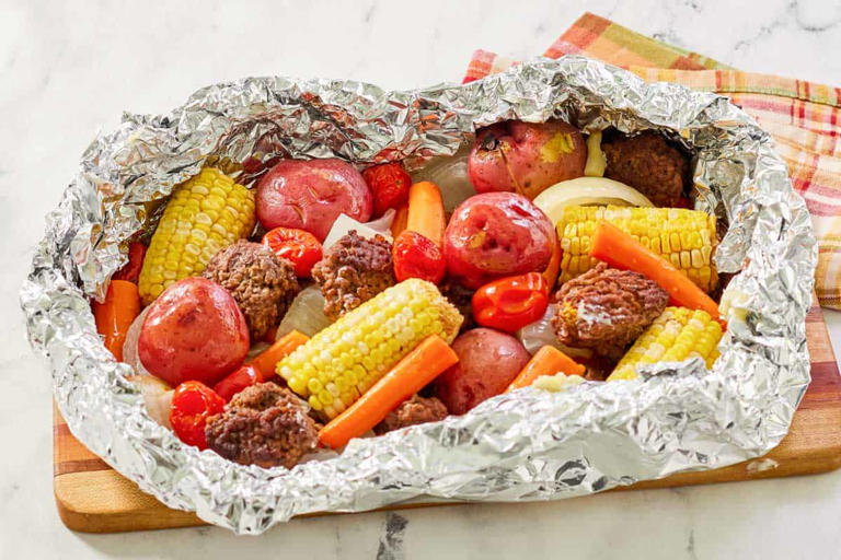 Classic Hobo Dinner Foil Packets