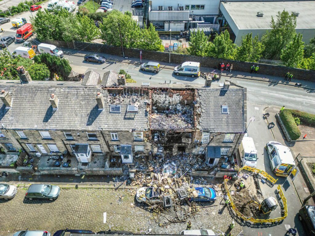 Huge blast rips roof off house – two seriously injured, 14 evacuated