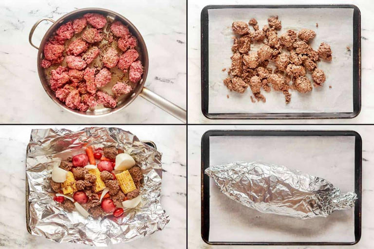 Classic Hobo Dinner Foil Packets