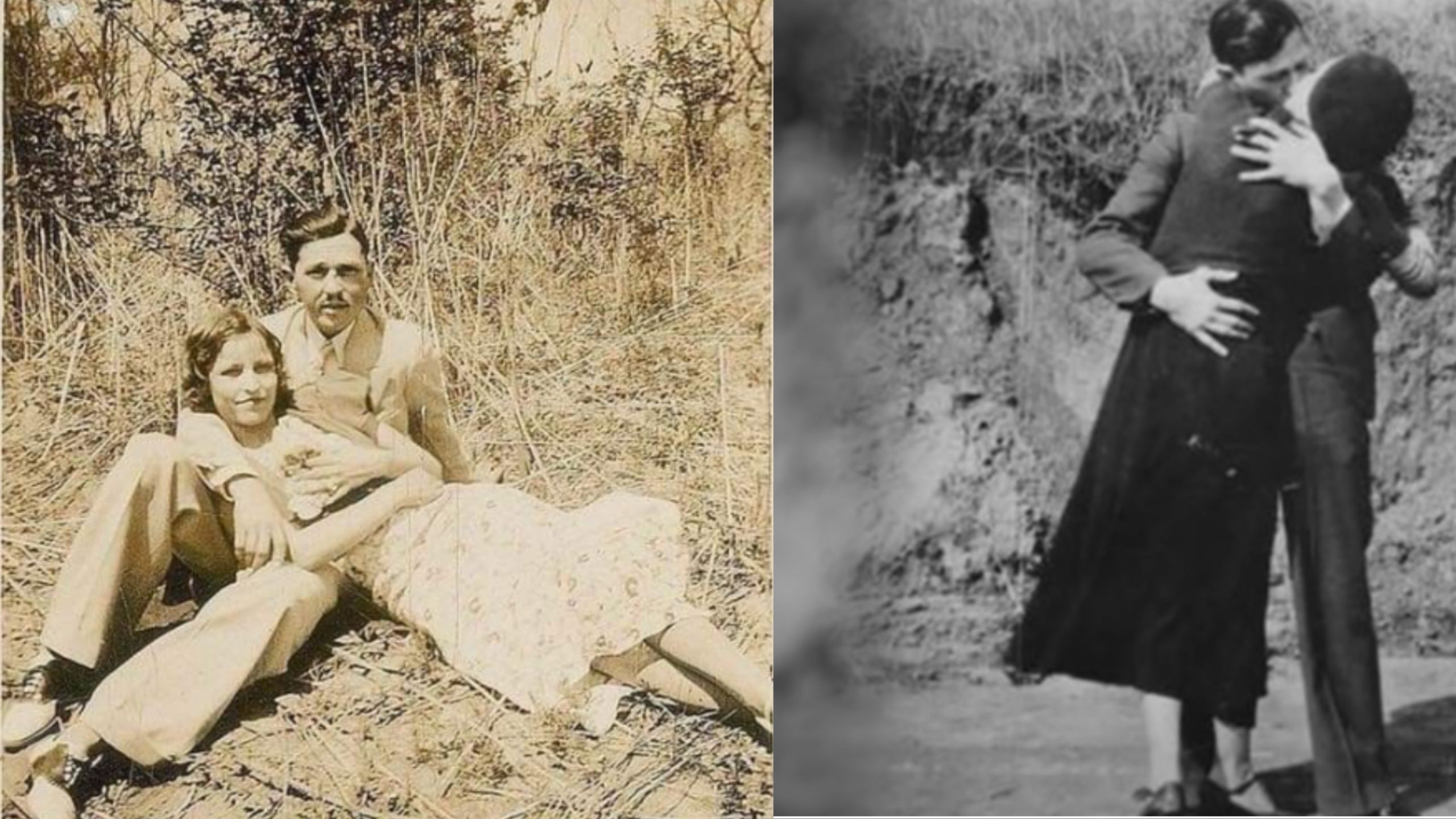 Rare photos of American crime duo Bonnie & Clyde