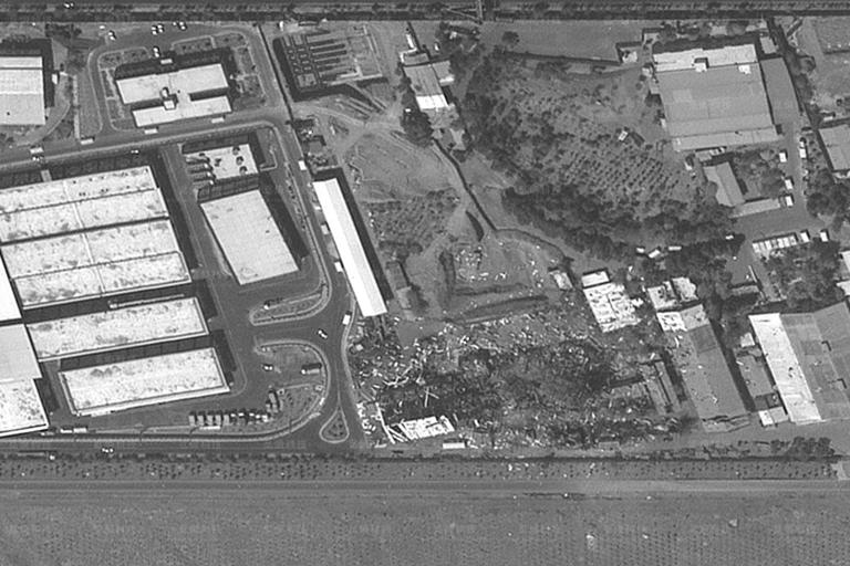 Chinese satellite image shows destruction of Iran drone factory