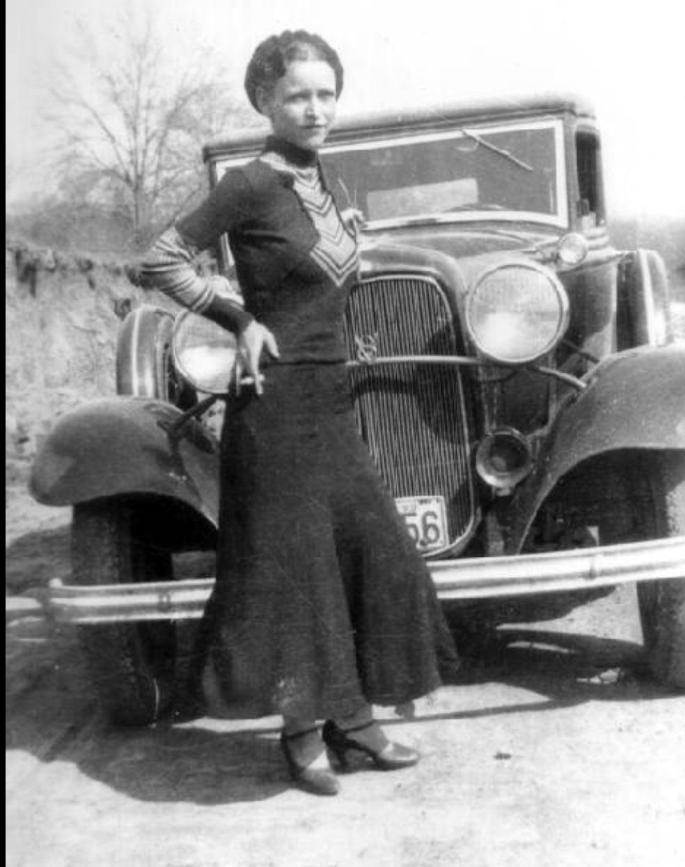 Rare photos of American crime duo Bonnie & Clyde