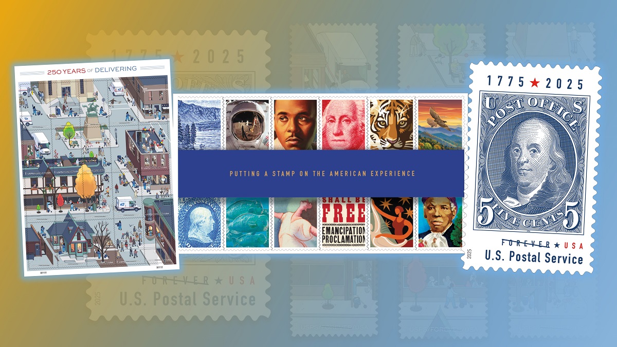 USPS Unveils 250th Anniversary Stamps, Booklet