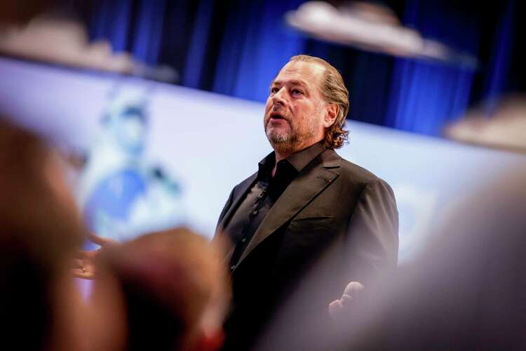 Marc Benioff says AI does up to 50% of Salesforce's work and predicts ...