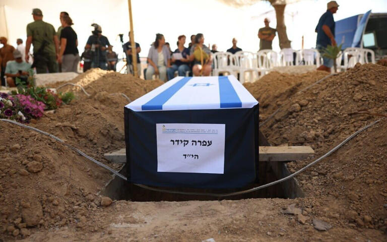 Slain hostage Ofra Keidar laid to rest in Kibbutz Be’eri after IDF ...
