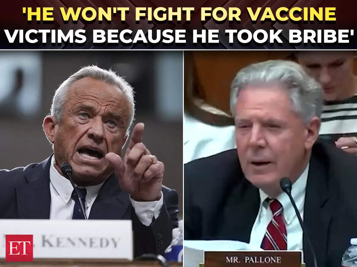 ‘You took $2M’: RFK Jr explodes at Rep Pallone, accuses him of taking ...