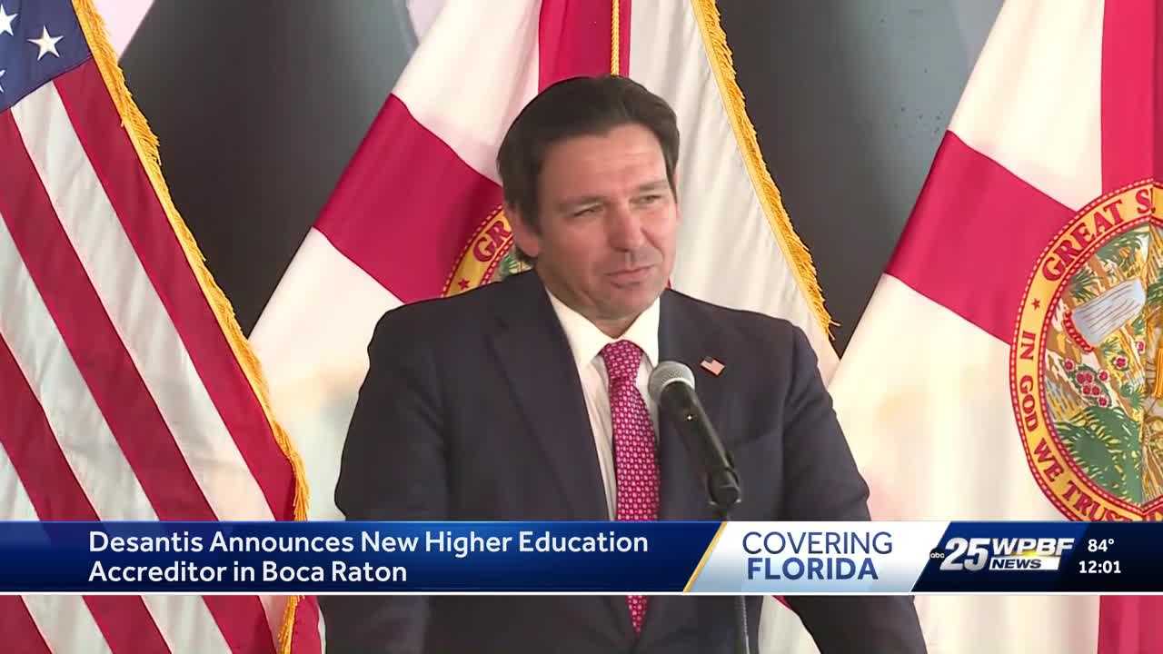 Florida Gov. Ron DeSantis announces new college accreditation coalition