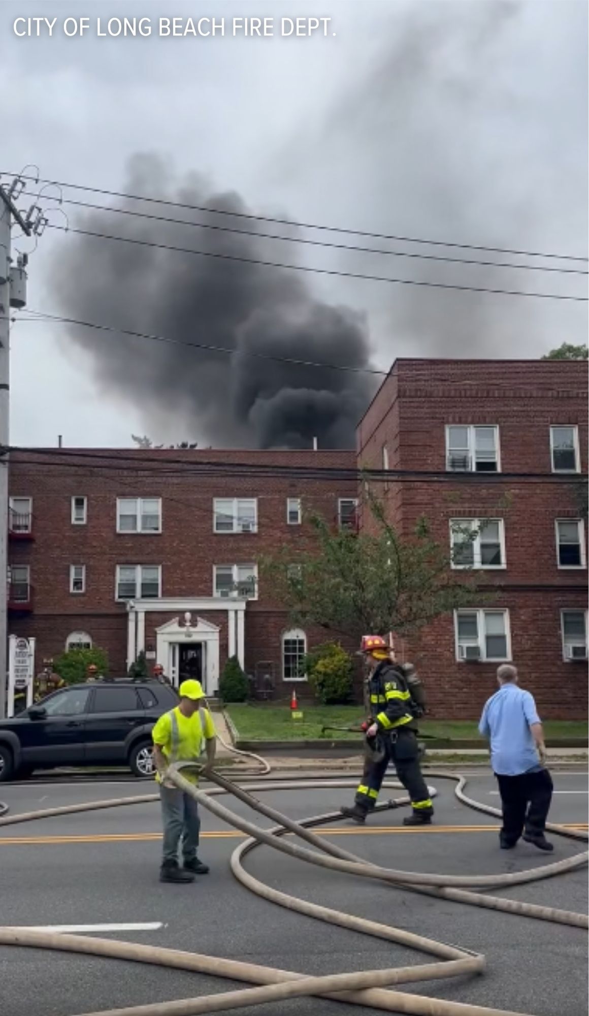 150 people displaced after fire at Long Island apartment building