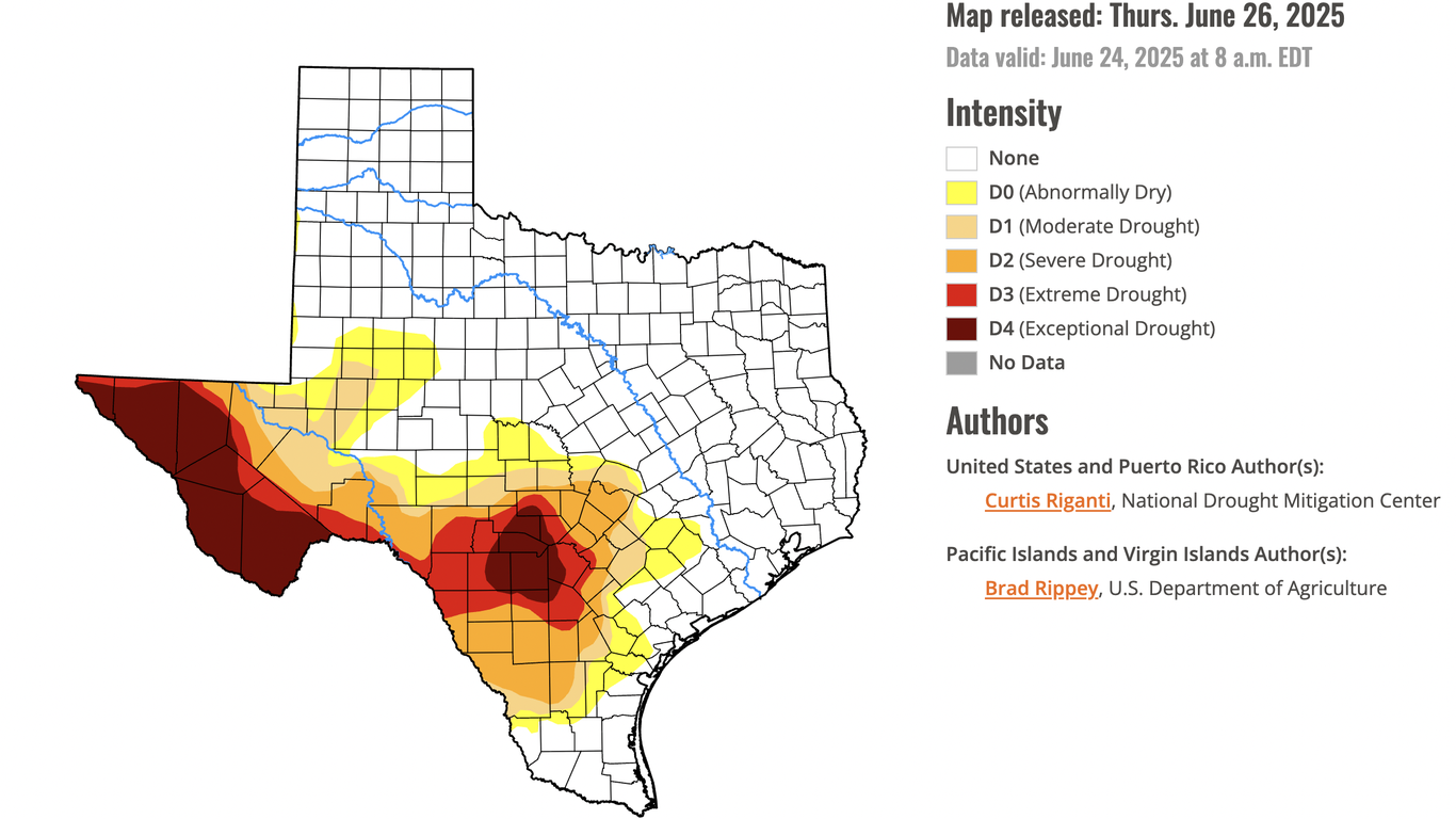 Austin area remains in severe drought