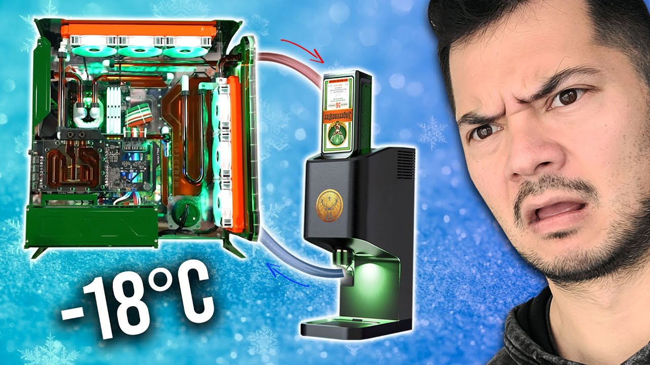 Sub-Zero Cooling My Jagermeister PC with a TAP MACHINE