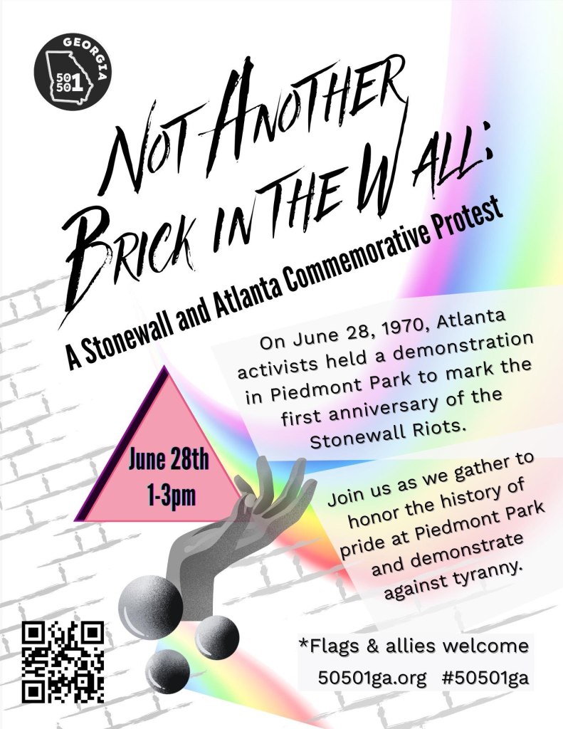 Piedmont Park protest to mark anniversary of Stonewall, honor history ...