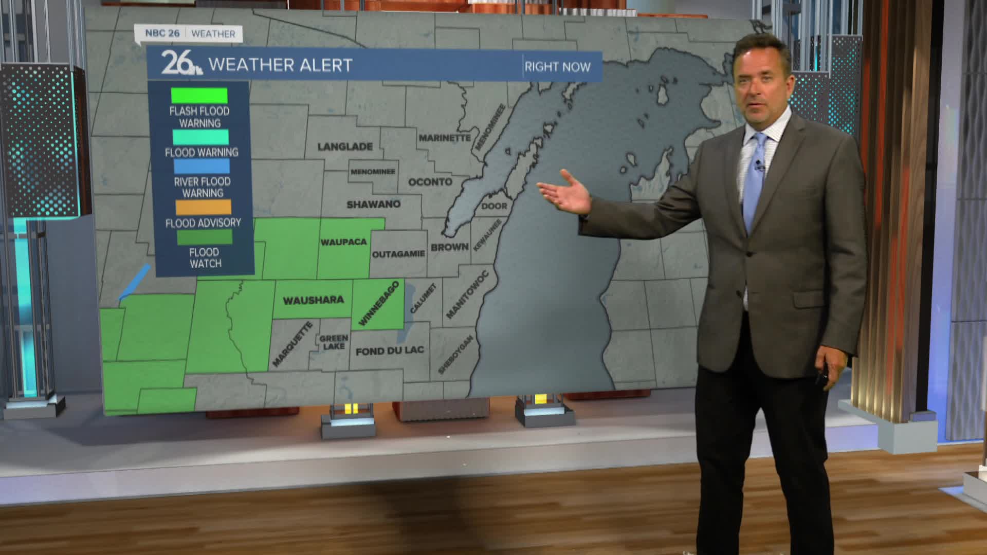 Storming & then warming