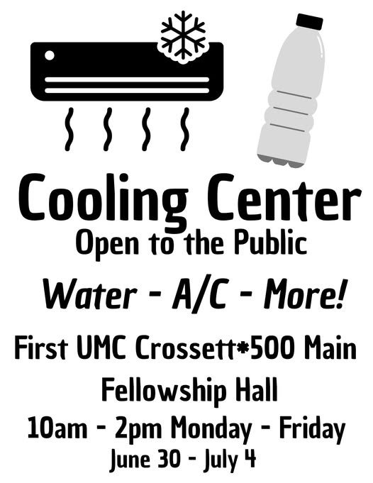 First United Methodist Church in Crossett to open cooling center next ...