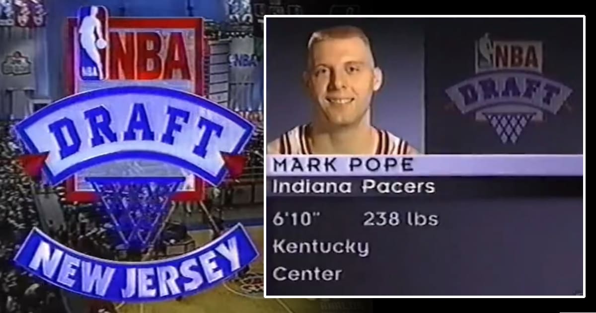 Throwback Thursday: Mark Pope is selected in the 1996 NBA Draft