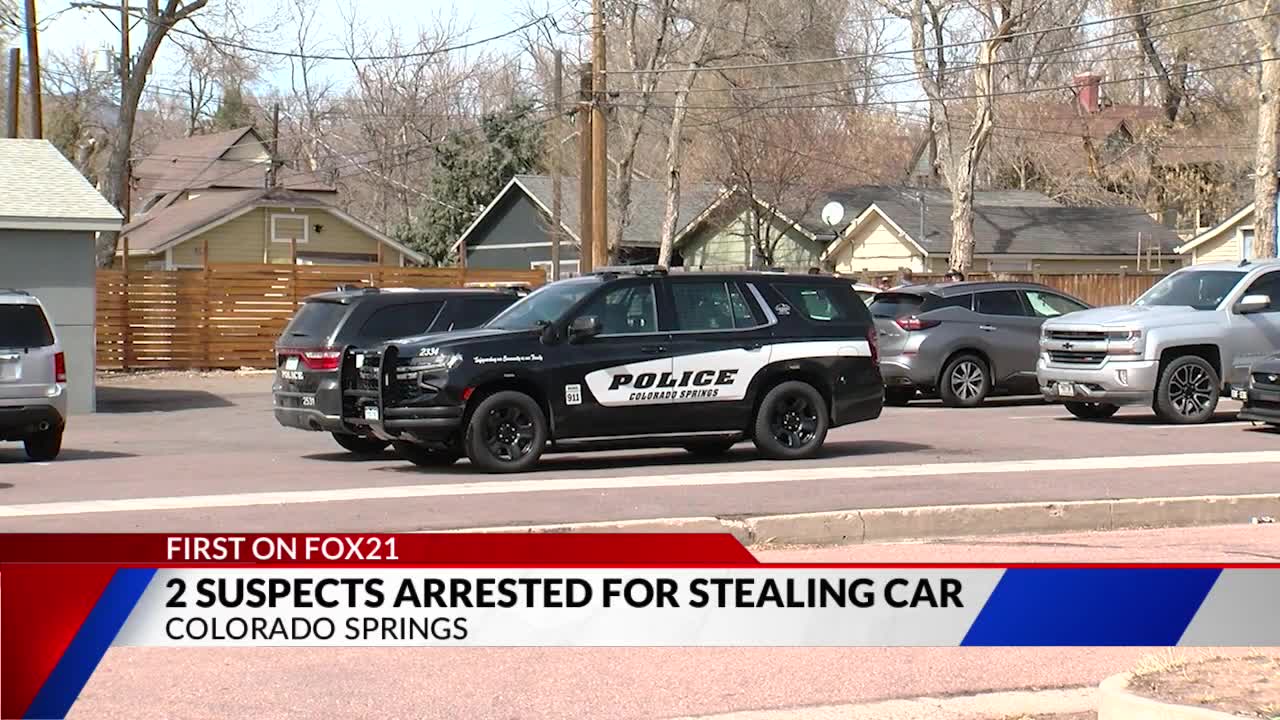 Stolen vehicle leads to arrest of two suspects