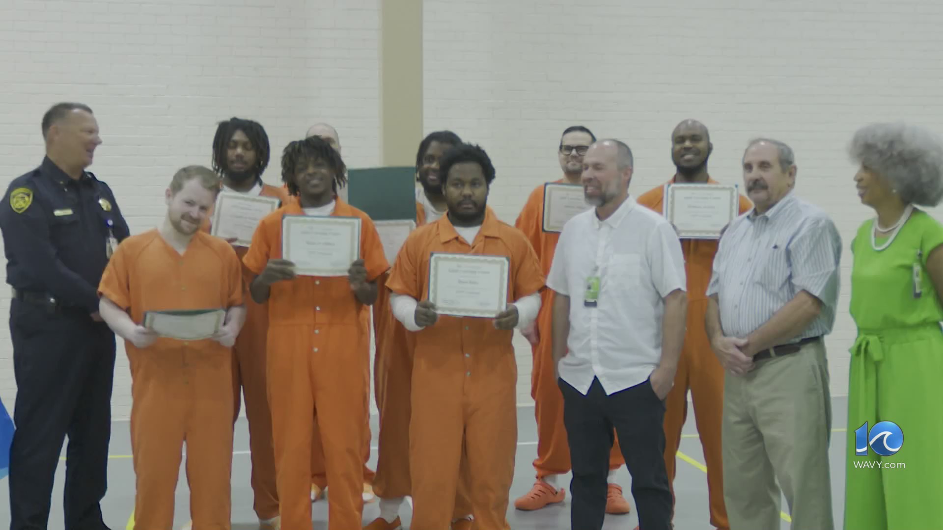 Inmates earn GED at VB Correctional Center