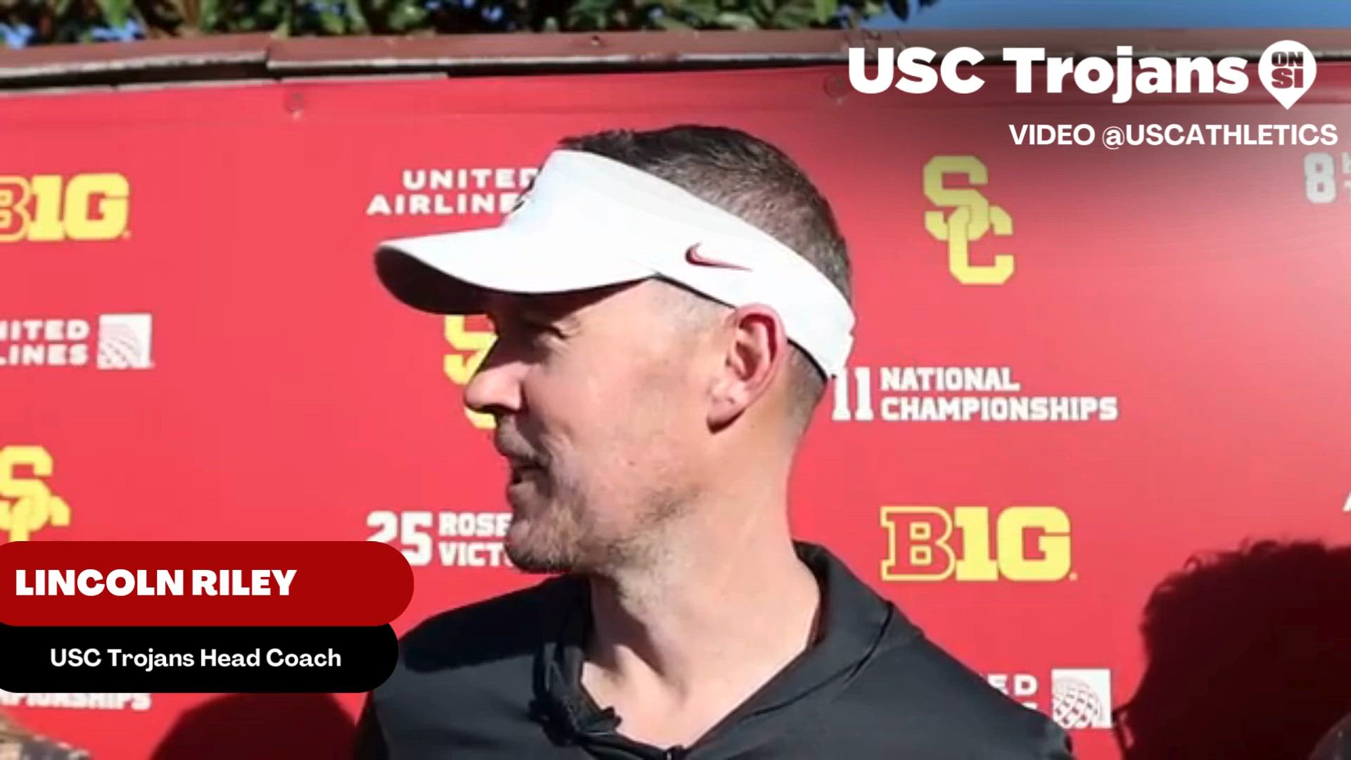 USC Trojans Head Coach Lincoln Riley Discusses DeCarlos Nicholson ...