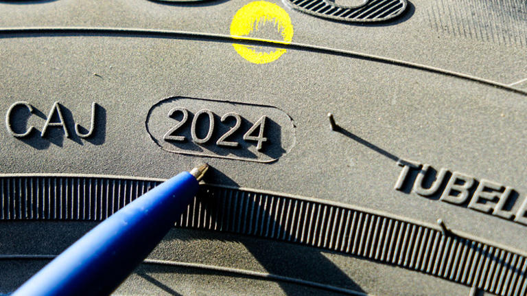 Here's Why The Red And Yellow Dots On A Tire's Sidewall Are Important