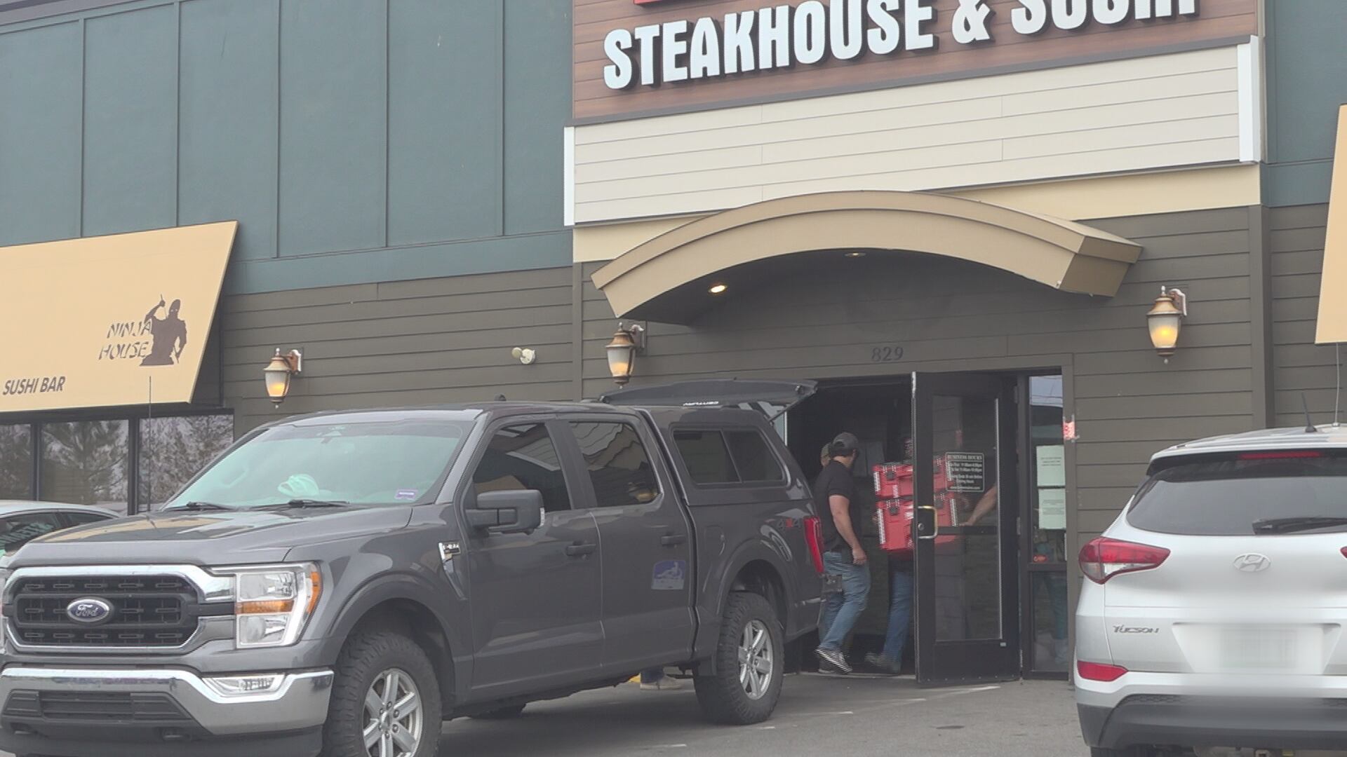Three employees arrested by federal agents seen at Japanese restaurant ...