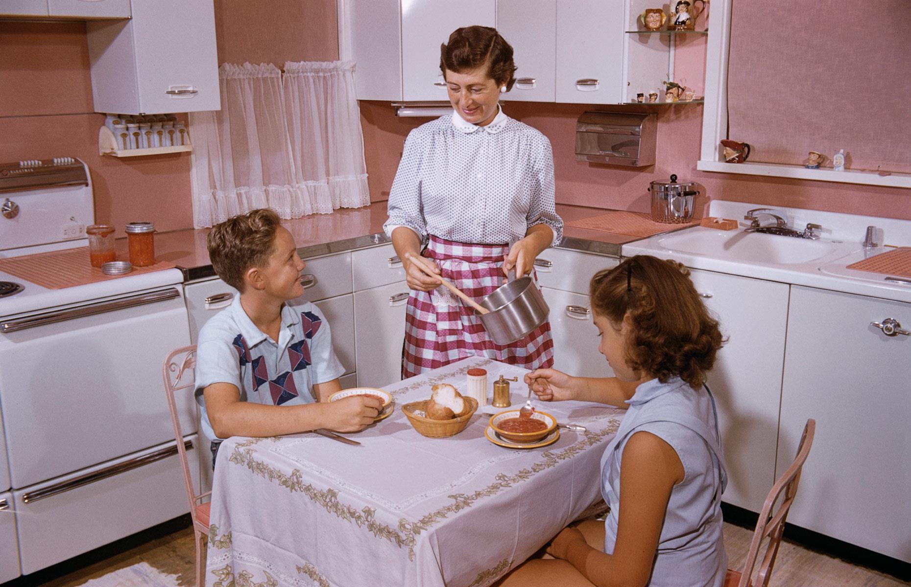 Fascinating photos of American home life in the last century