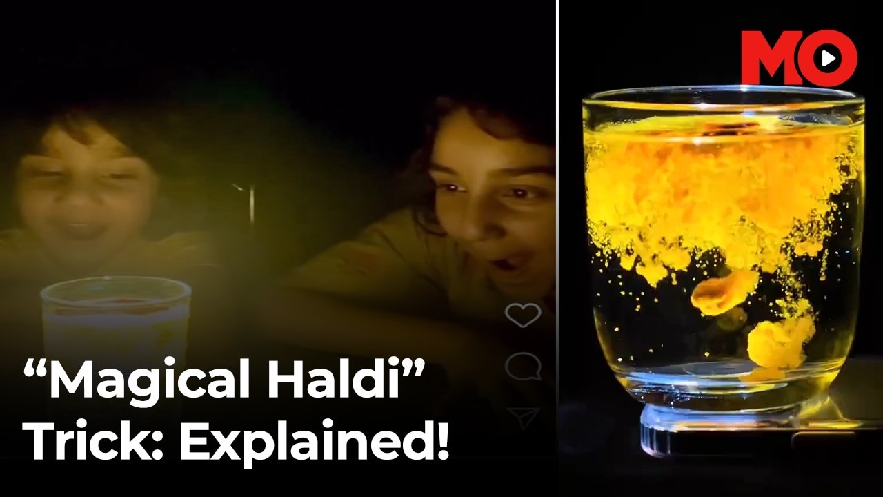 Why is turmeric glowing? | Magical haldi splash experiment explained