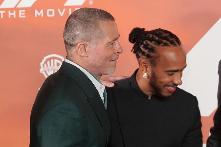 Lewis Hamilton says Brad Pitt’s character in F1 film has echoes of ...