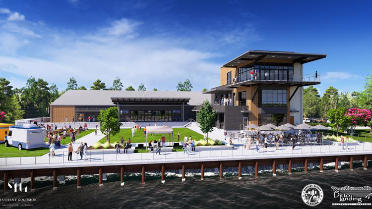 Groundbreaking ceremony marks the start of Ditto Landing's transformation