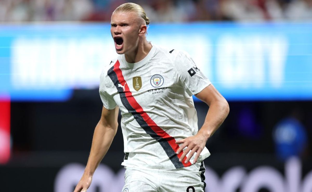 Erling Haaland on the Bench for Manchester City’s Club World Cup Match ...