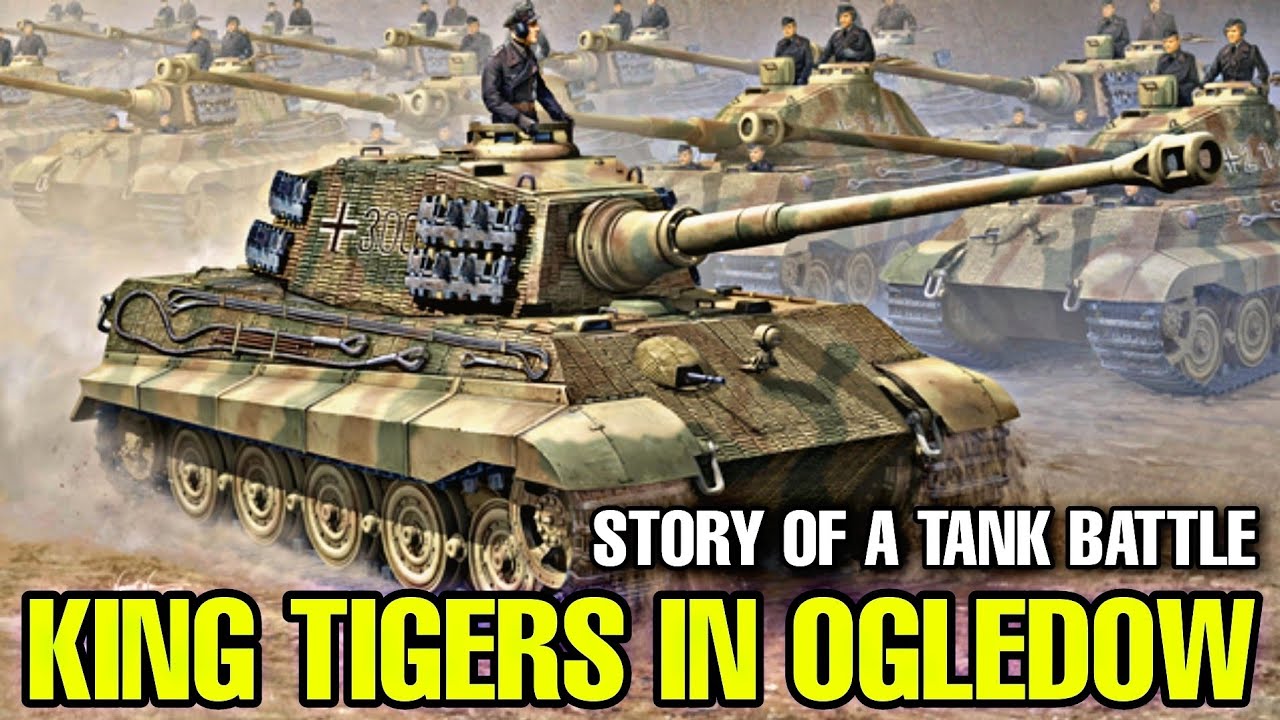 3 King Tigers vs T-34-85s: Tank Battle of Oględów, Poland