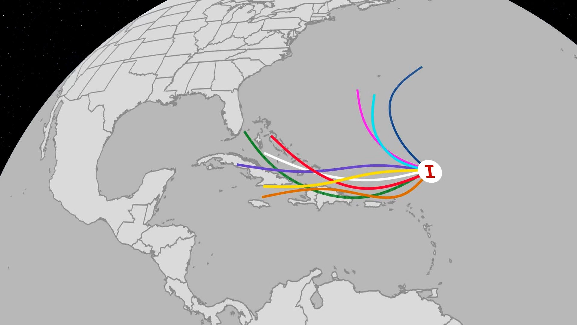 What spaghetti models show during hurricane season