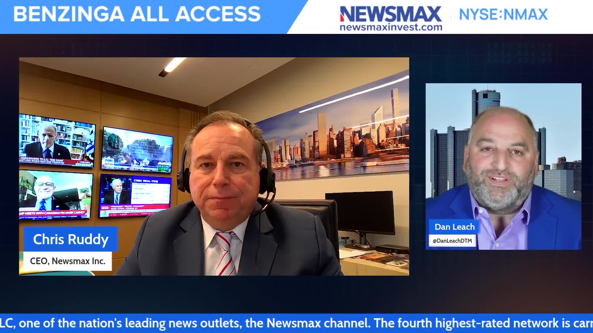 Newsmax-Christopher Ruddy-Benzinga All Access