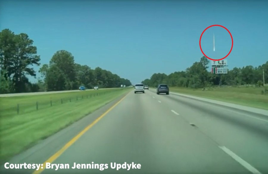 Rare daytime fireball meteor visible across Southeastern U.S. Rare daytime fireball meteor visible across Southeastern U.S.