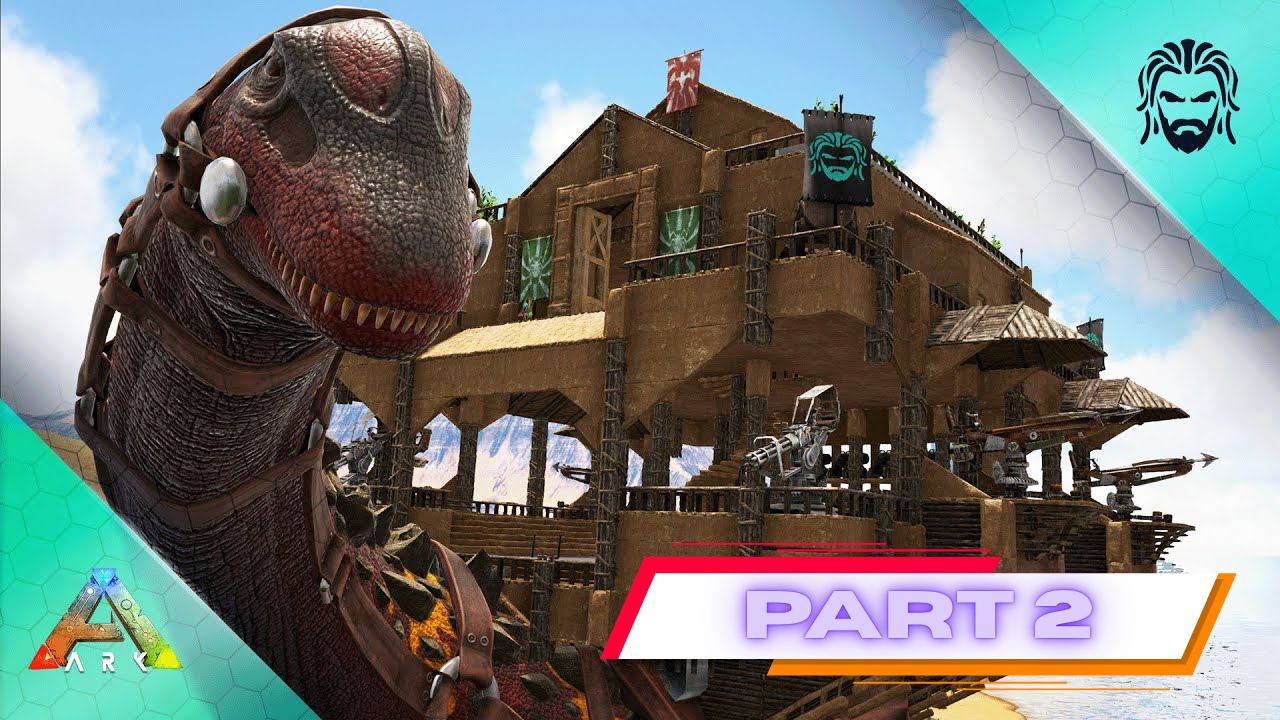 I Tamed a Titanosaur and Built a Gigantic Mobile Base! - ARK Survival ...