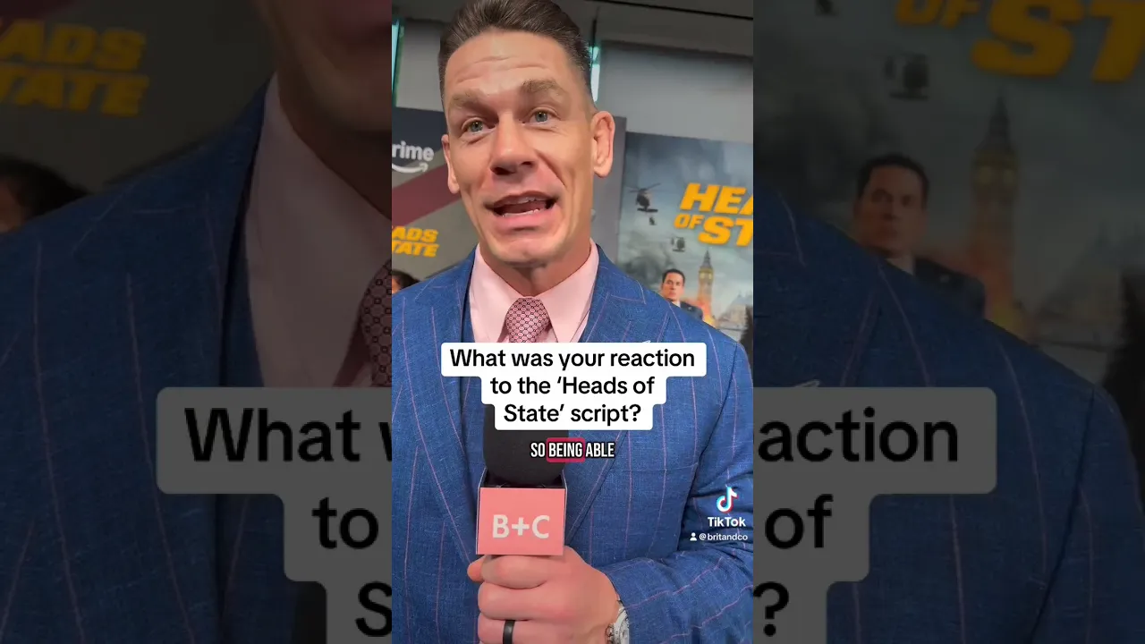 John Cena's Reaction To The 'Heads Of State' Script