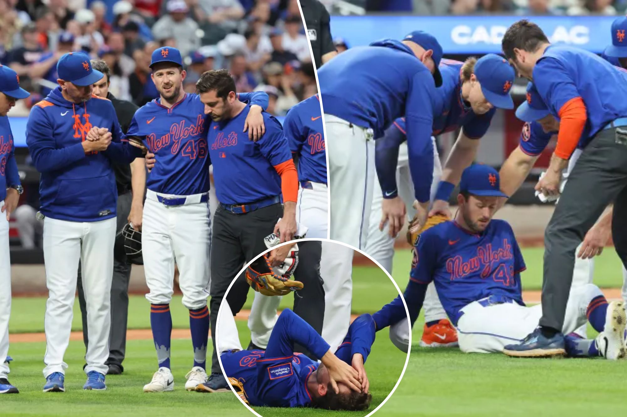 Griffin Canning exits start in potential Mets Achilles injury catastrophe