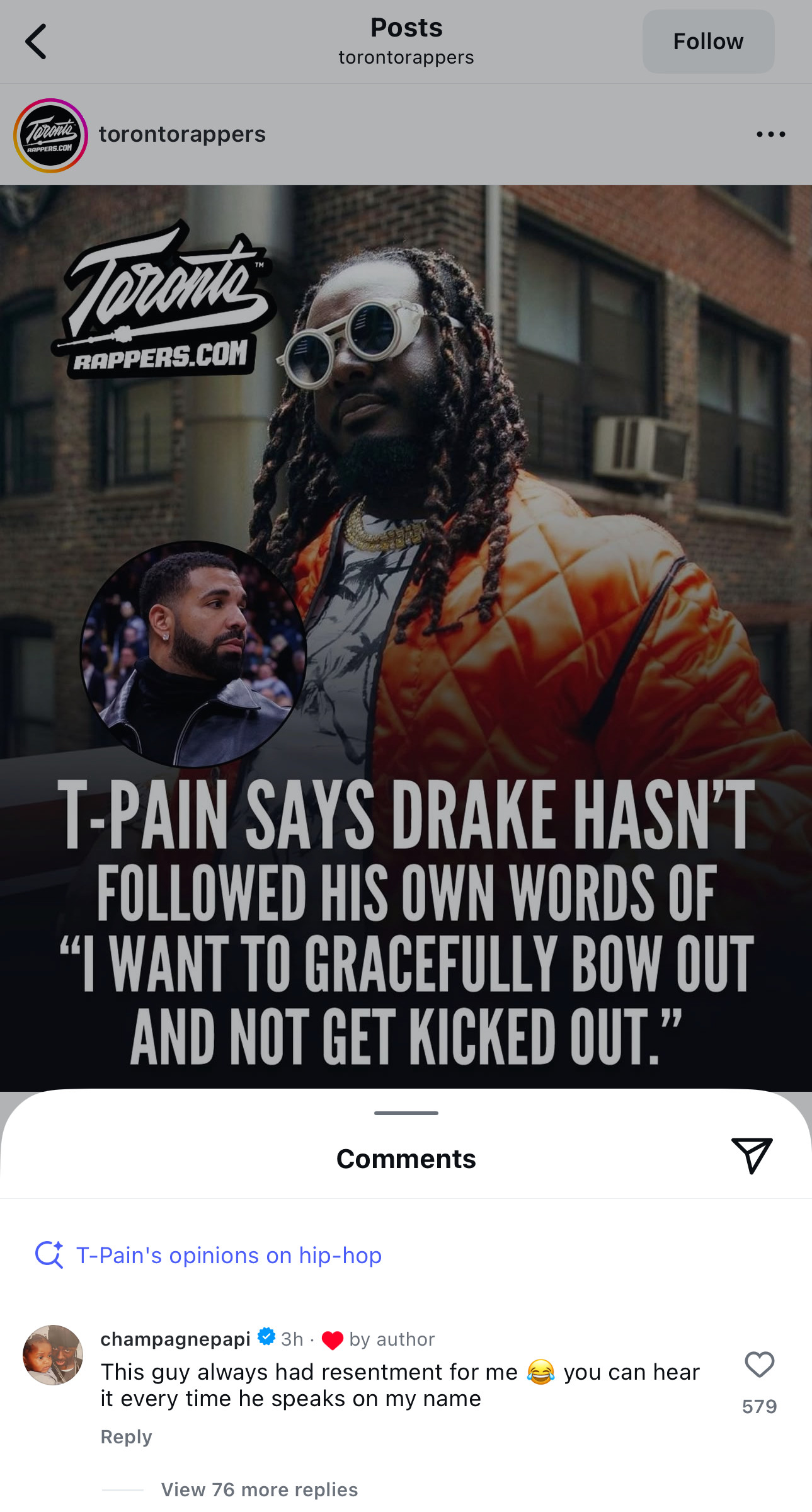 Drake Responds to T-Pain's ‘Gracefully' Exit Music Comment: 'This Guy ...