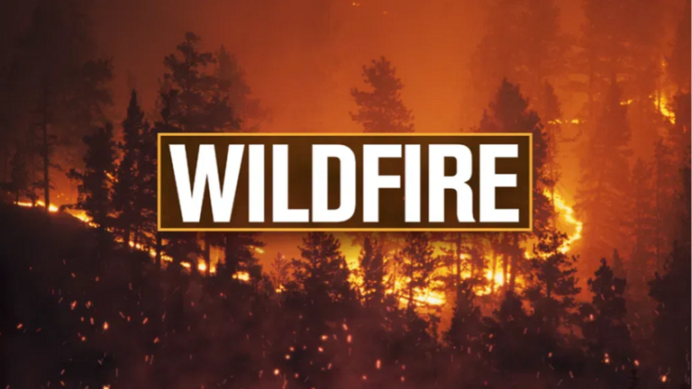 Crews battle fire in Garfield County