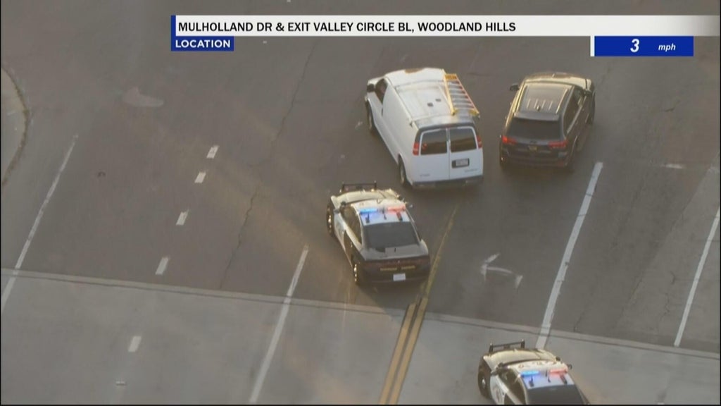 Road rage suspect leads police pursuit through LA and Ventura counties