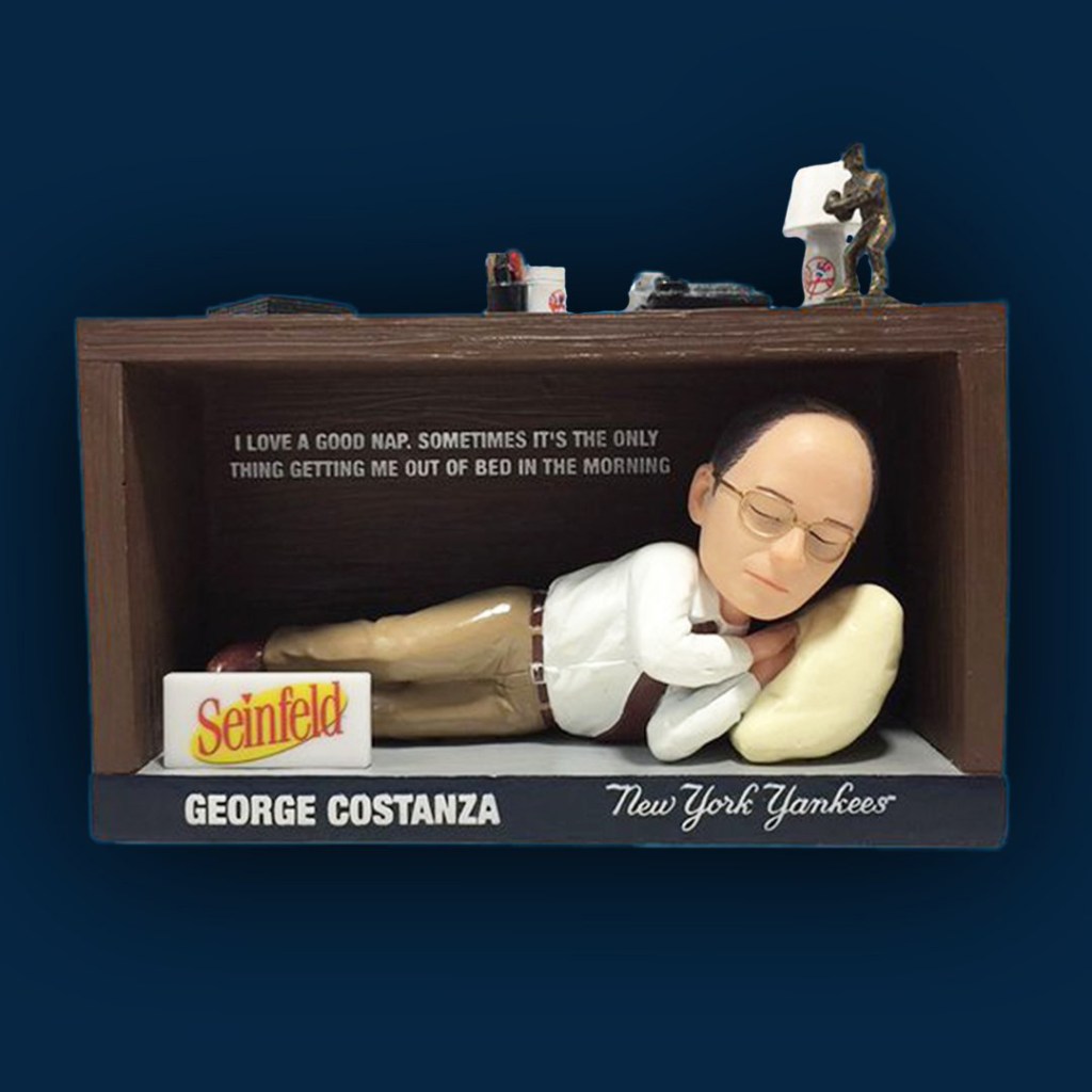 The summer of George hits Yankee Stadium with Costanza nap bobblehead ...