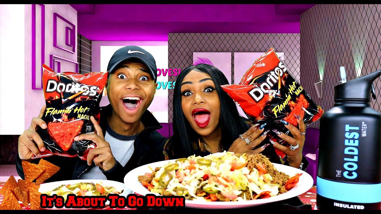 Flamin’ hot nachos with family conversation