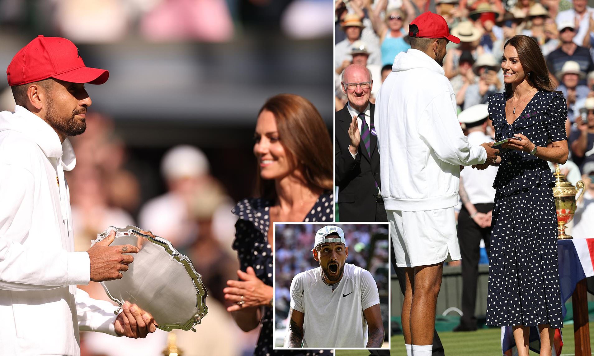 Nick Kyrgios reveals his snooty reaction to being congratulated by Kate ...