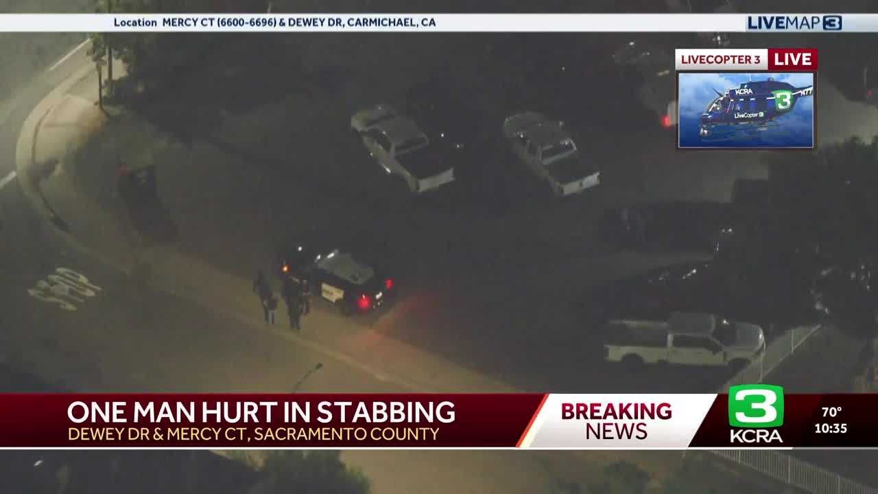 Man stabbed multiple times in Sacramento County, officials say