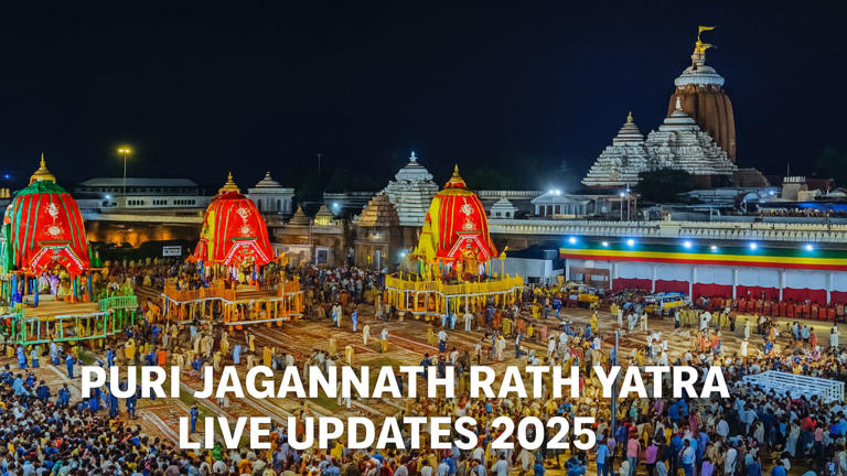 Rath Yatra 2025 Live: Odisha CM join devotees to witness the Jagannath ...