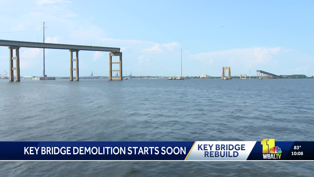 MDTA: Remaining Key Bridge structures to be demolished in July