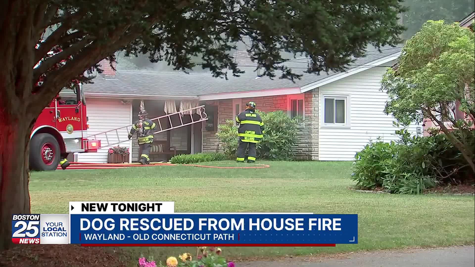 Kitchen fire in Wayland home prompts numerous fire crews to respond