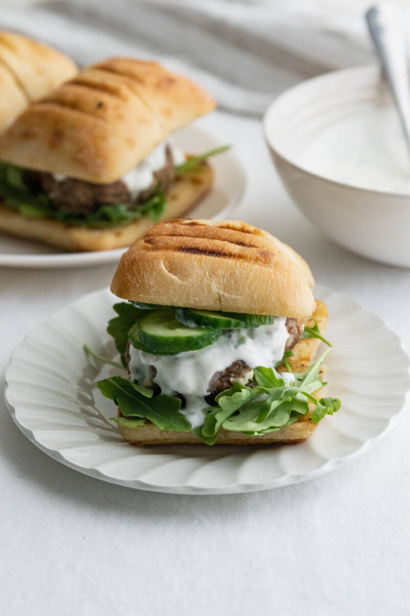 Mediterranean Burger Sliders
