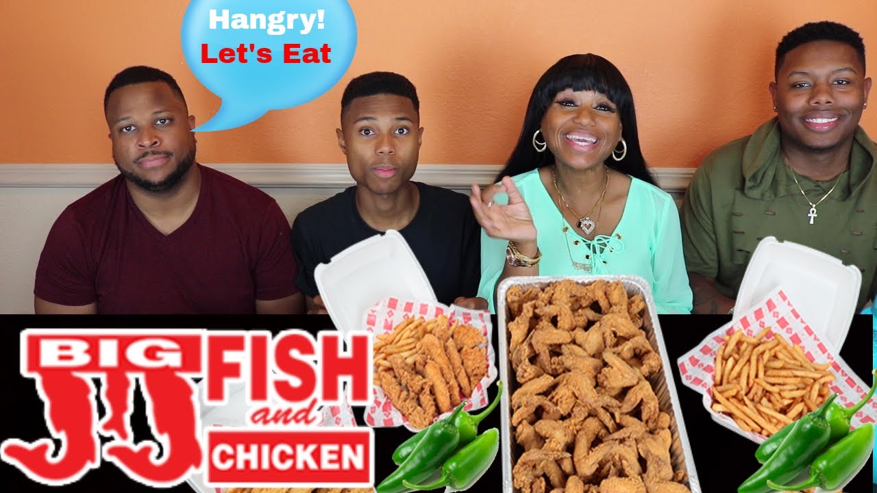 75-piece wing mukbang from JJ Fish and Chicken