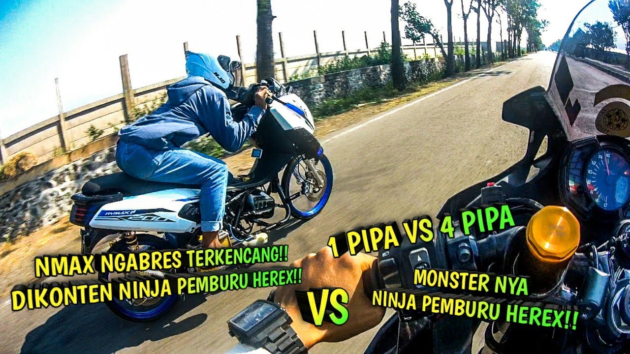 NMAX Rat Motor Vs. ZX25R Pemburu Herex